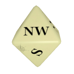 Compass Directions - 3D Dice for Utility Dice | dddice