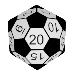 Football (Soccer ball) 3D Dice | dddice