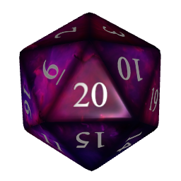 Futura - pink - 3D Dice for Dungeons & Dragons | dddice