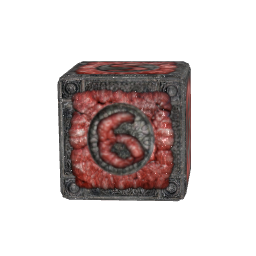 The Meat Cube - 3D Dice for Powered by the Apocalypse | dddice